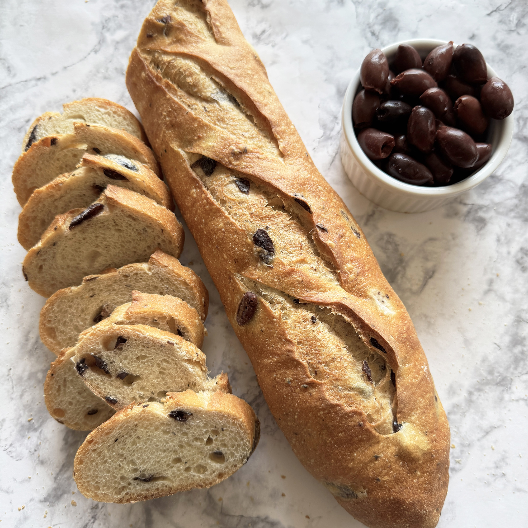 Black Olive Baguette